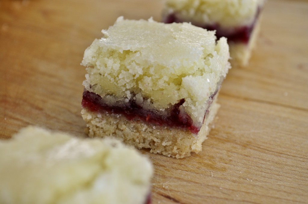 Almond and Raspberry Traybake